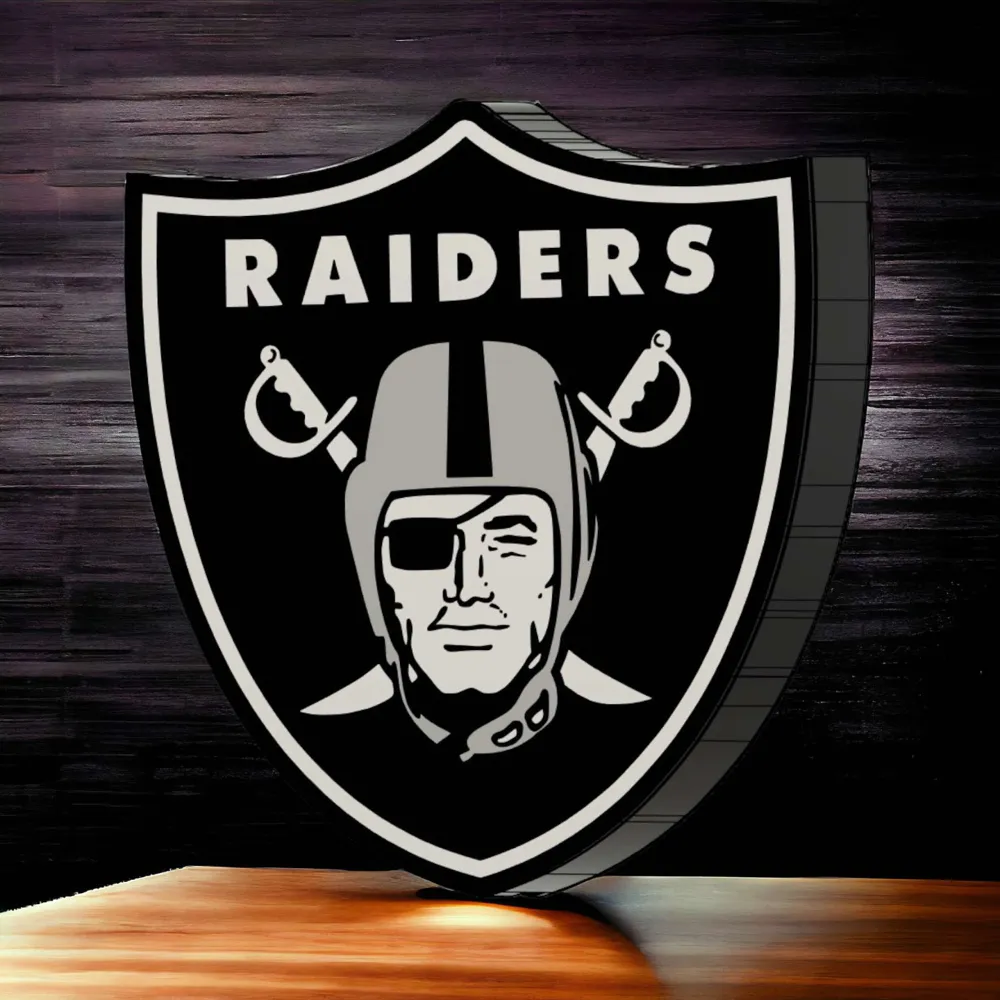 Las Vegas Raiders LED Lamp by Codyinbody3 - MakerWorld