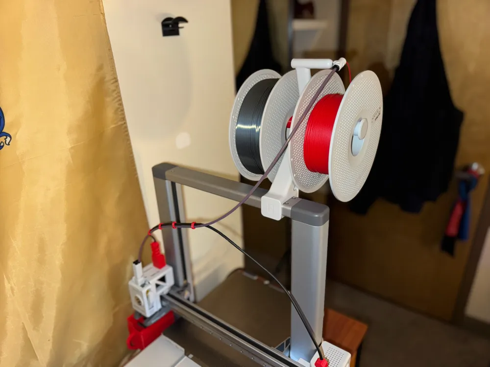 Bambu A1 No-Screw Spool Holder Extension - Free 3D Print Model - MakerWorld