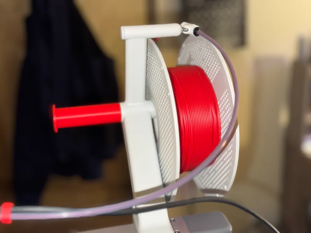 Bambu A1 No-Screw Spool Holder Extension - Free 3D Print Model - MakerWorld