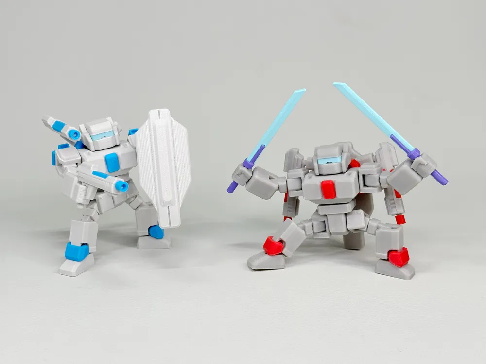 Robot M02 & Armed Pack - Free 3D Print Model - MakerWorld