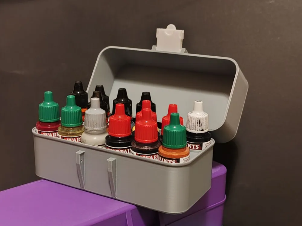 Mini Paint Travel Case - Free 3D Print Model - MakerWorld