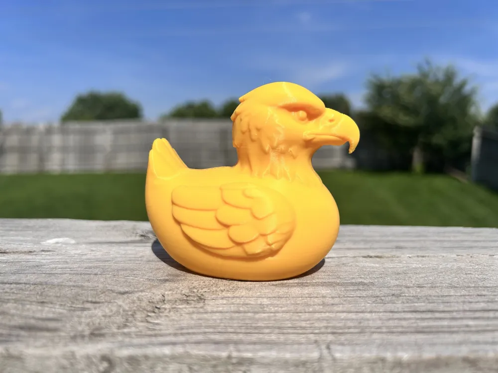 Bald Eagle Rubber Duck - Free 3D Print Model - MakerWorld