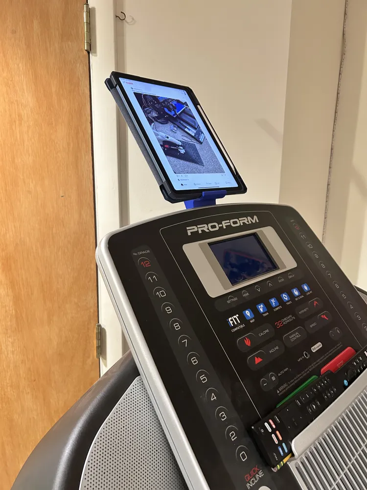 iFIT ProForm Treadmill Tablet Holder by item4me.comMakerWorld: Download ...