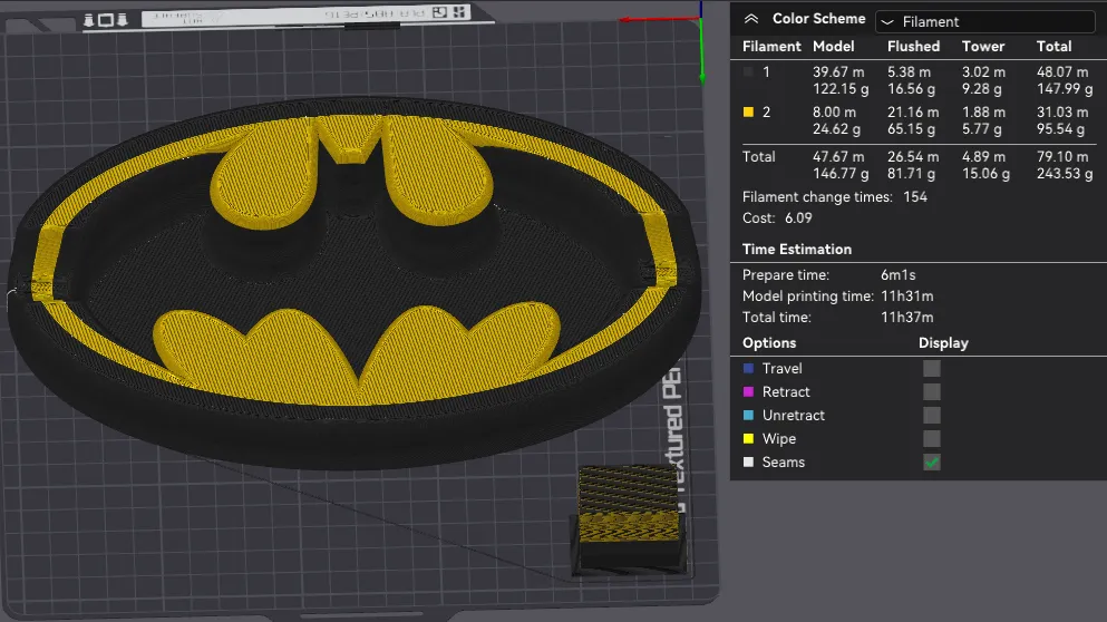 Batman Logo Ashtray - Free 3D Print Model - MakerWorld
