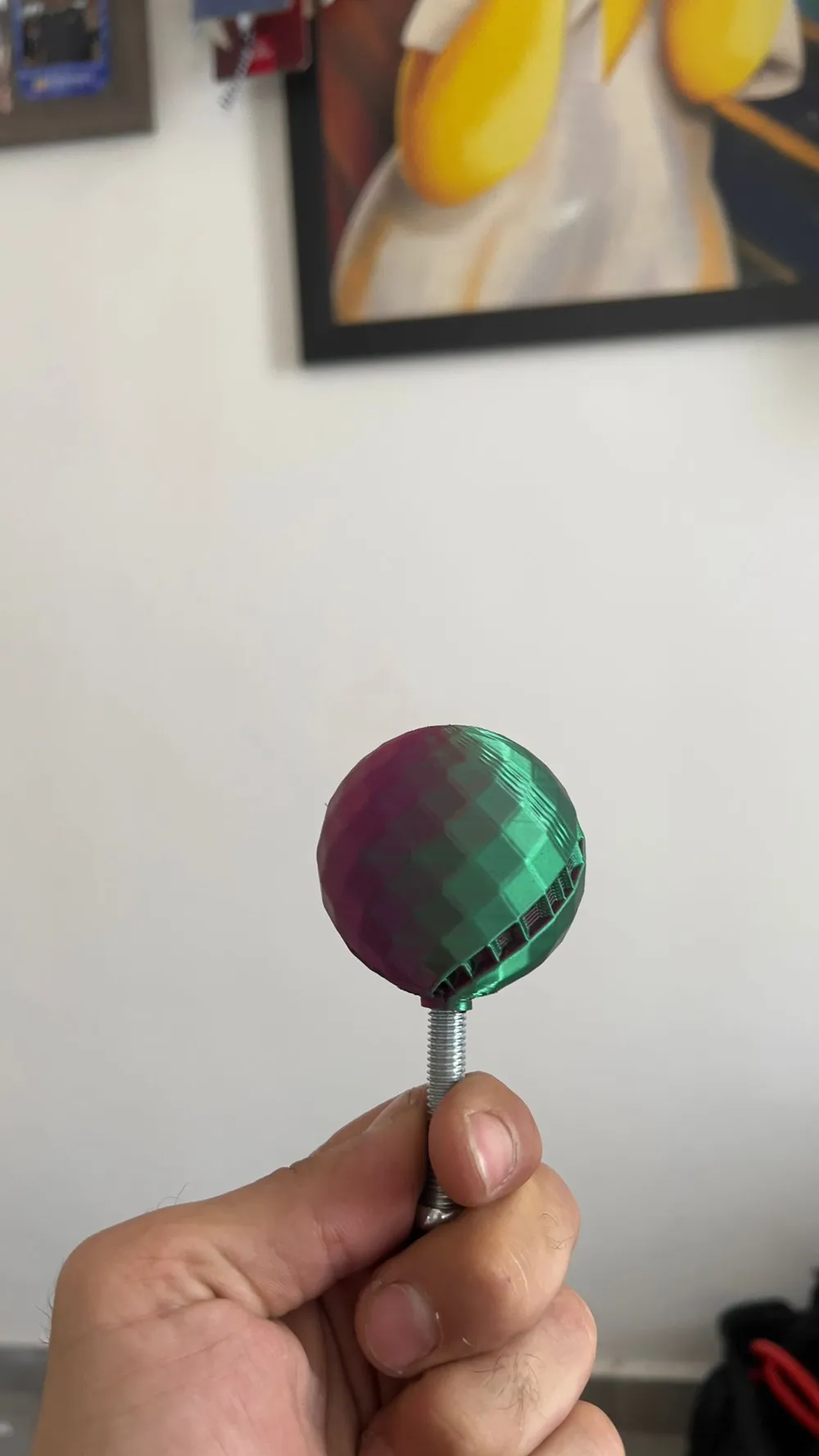 Diamond pattern Shift knob XL by viktor9900 - MakerWorld