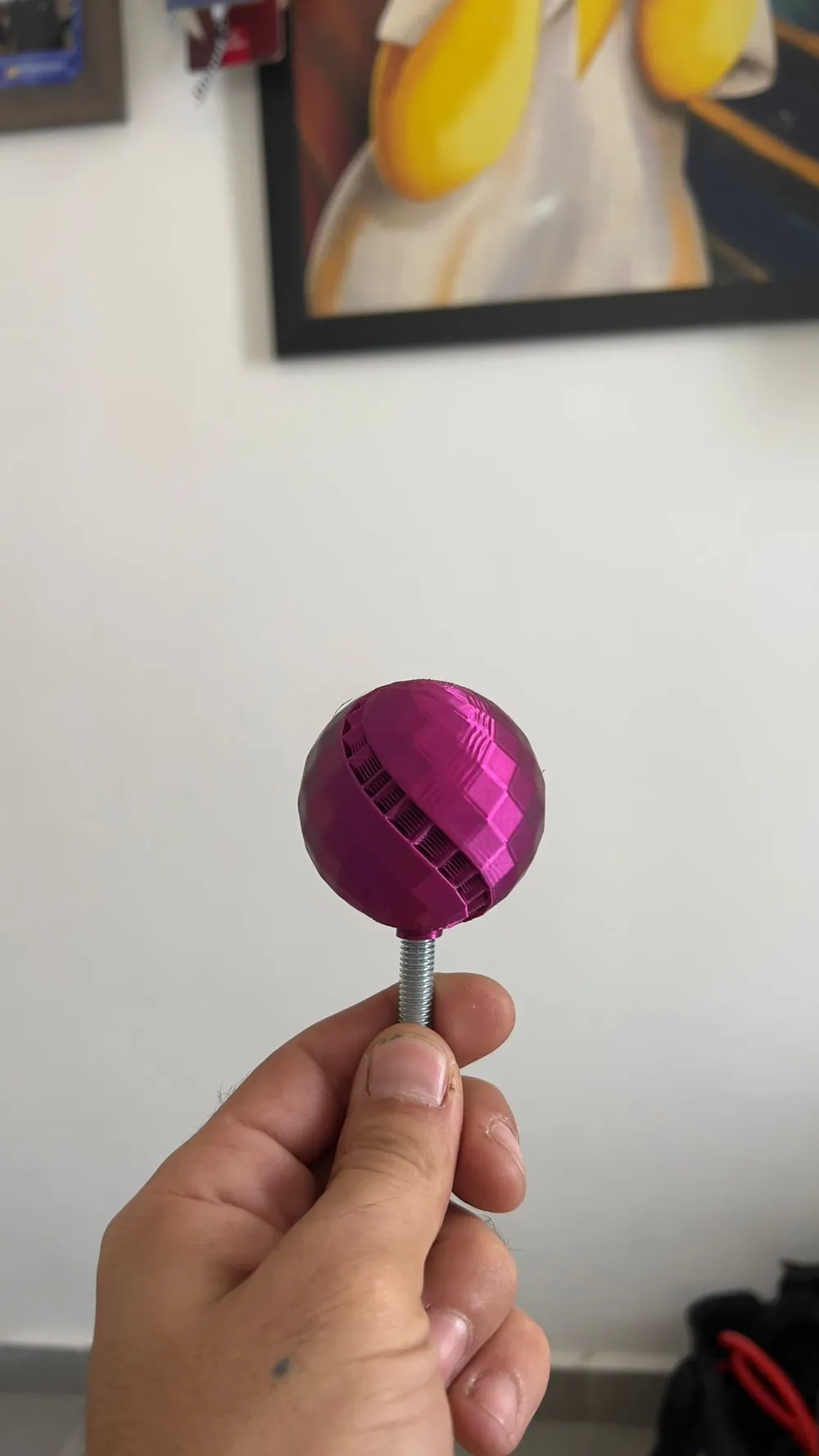 Diamond pattern Shift knob XL by viktor9900 - MakerWorld