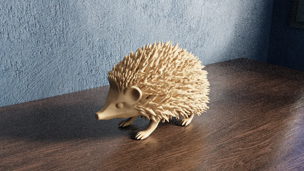 Low Poly Hedgehog - Free 3D Print Model - MakerWorld