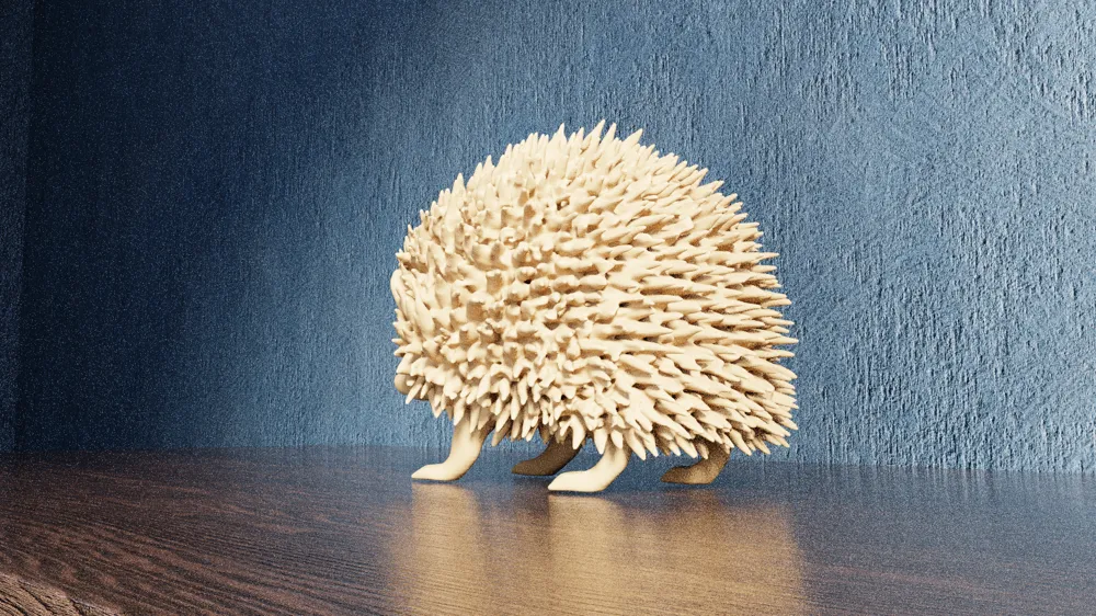 Low Poly Hedgehog - Free 3D Print Model - MakerWorld