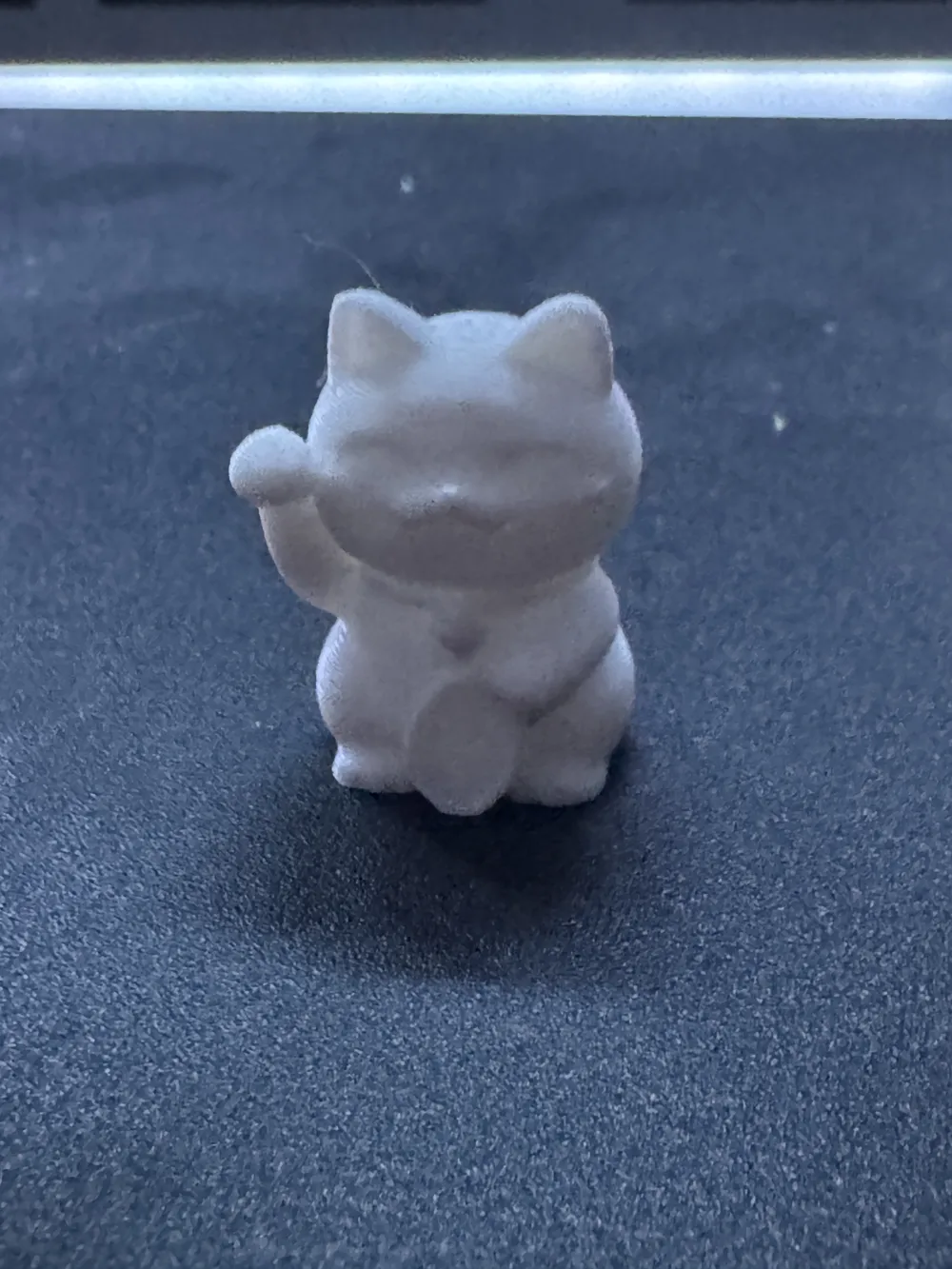 Mini Maneki-Neko – Lucky Cat Charm (21 min print) - Free 3D Print Model ...