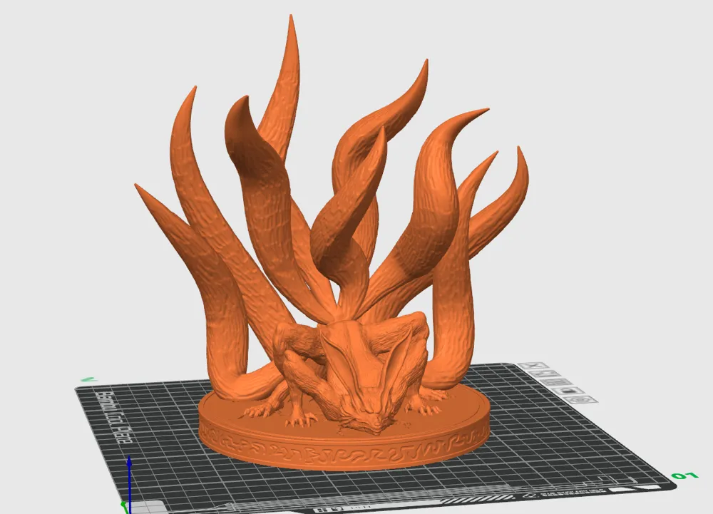 Kurama 9-Tail Beast by Dulcinea419 - MakerWorld