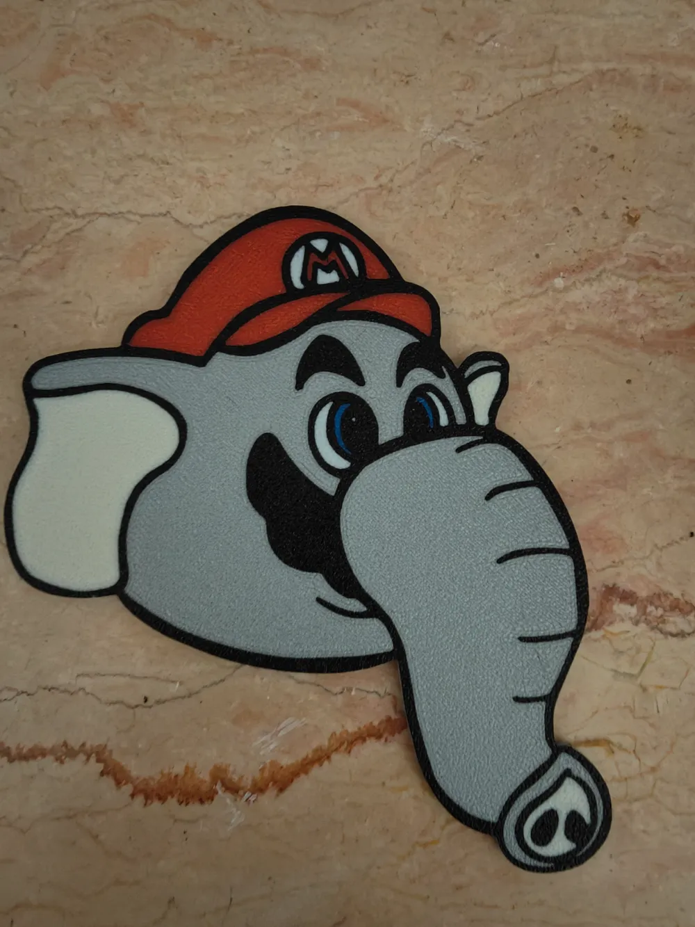 Super Mario Elephant magnet by Forest87 - MakerWorld