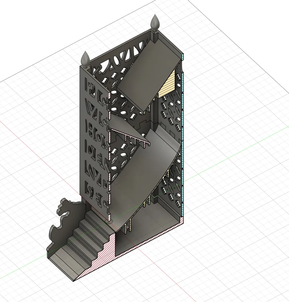 Ancient Roman dice tower - Free 3D Print Model - MakerWorld