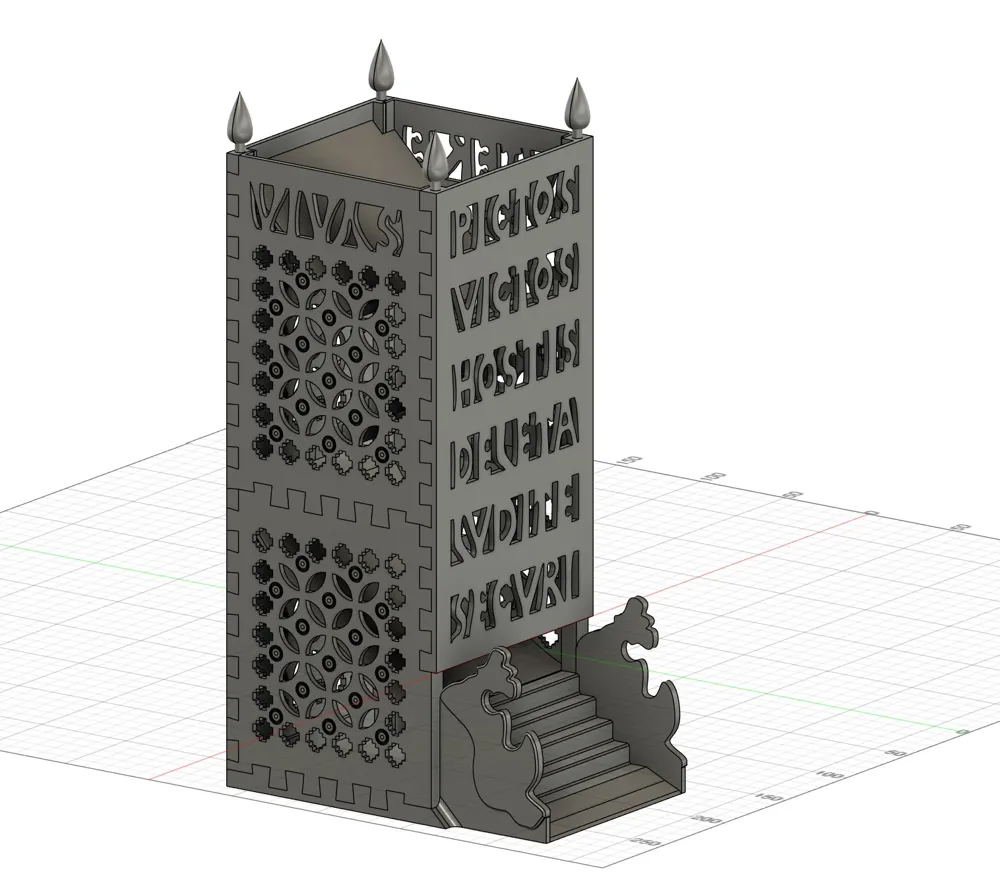 Ancient Roman dice tower - Free 3D Print Model - MakerWorld
