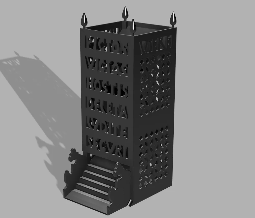 Ancient Roman dice tower - Free 3D Print Model - MakerWorld