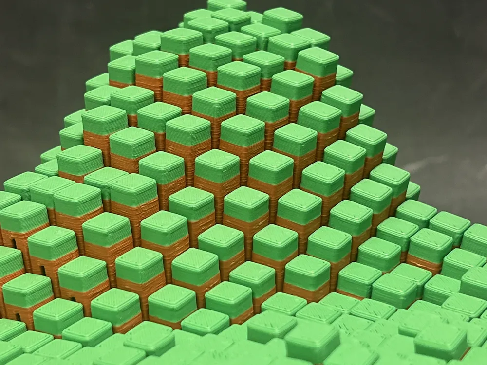 Grassy Terrain Flexigrid - Free 3D Print Model - MakerWorld