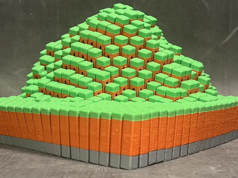 Grassy Terrain Flexigrid - Free 3D Print Model - MakerWorld