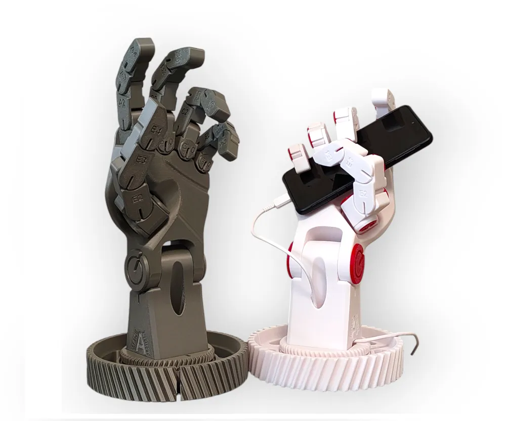 Poseable Robot Hand (Right Hand) (PLA) - Free 3D Print Model - MakerWorld