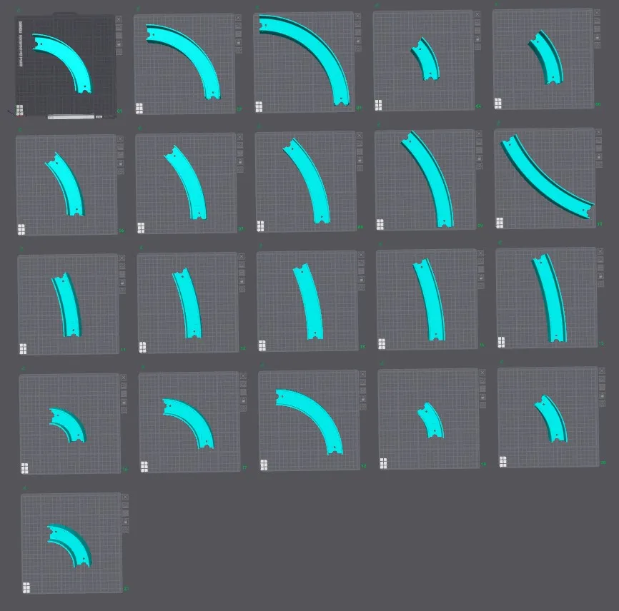Curve Track Pack - Hot Wheels Compatible by Koaxke MakerWorld: Download ...