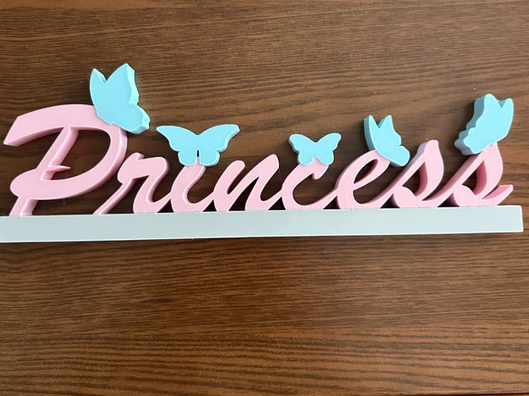 Princess Plaque by Me MakerWorld: Download Free 3D Models