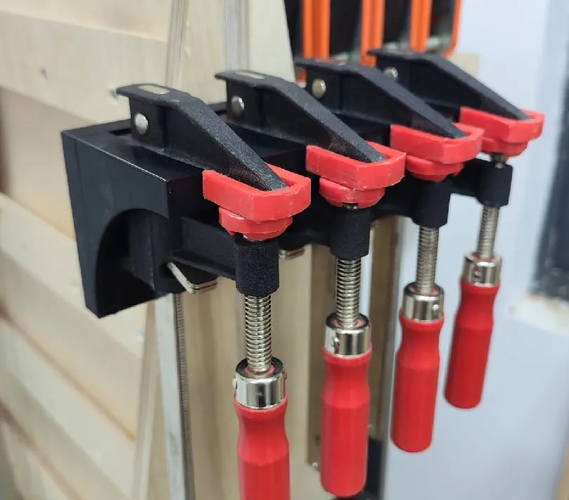 F Clamp Storage Rack - Free 3D Print Model - MakerWorld