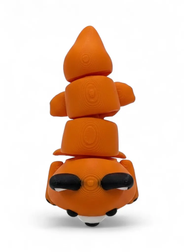 Cute Articulated Flexi Fox Toy - Free 3D Print Model - MakerWorld