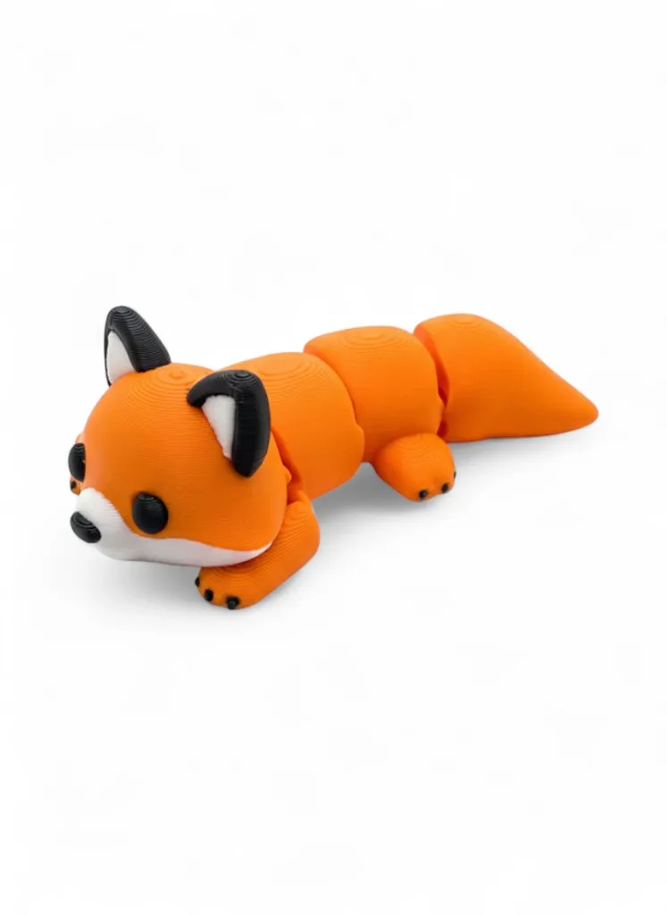 Cute Articulated Flexi Fox Toy - Free 3D Print Model - MakerWorld