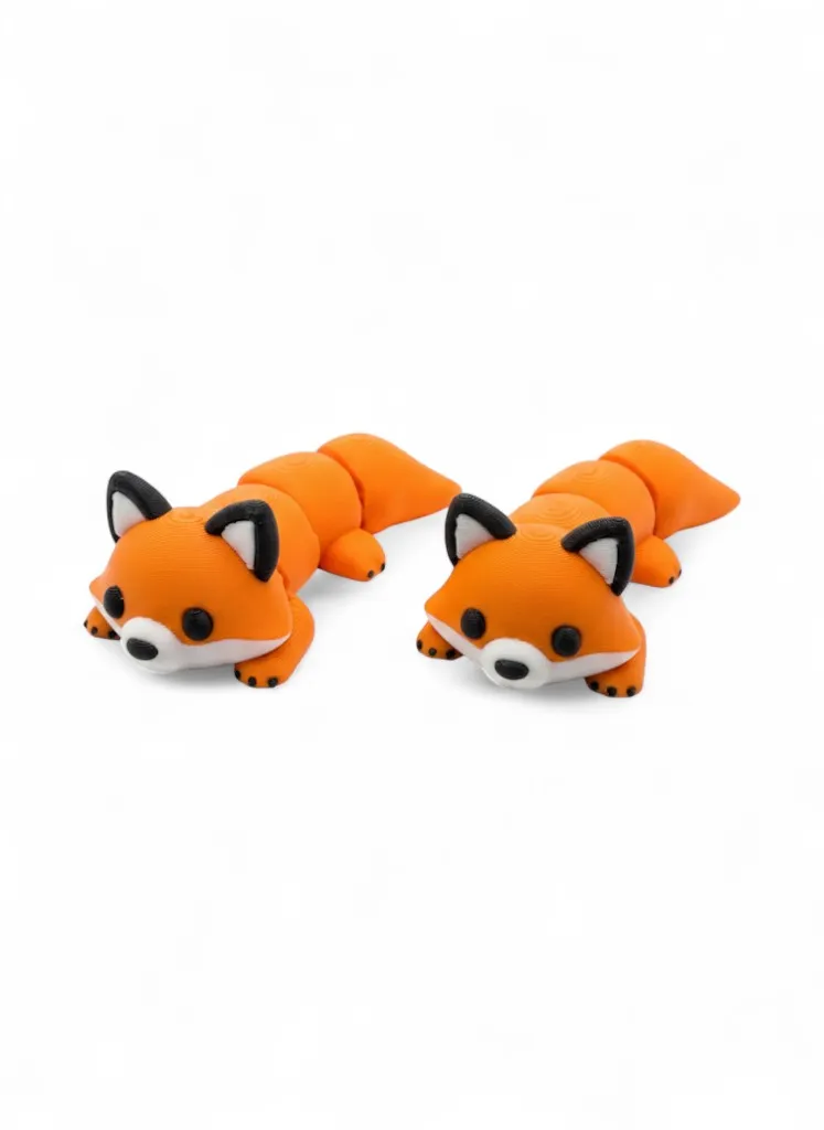 Cute Articulated Flexi Fox Toy - Free 3D Print Model - MakerWorld
