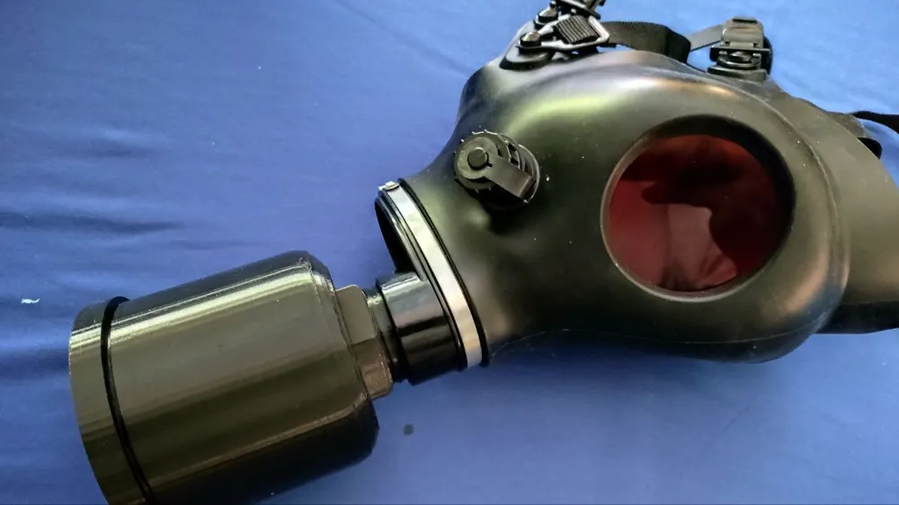Gas Mask Smell Box - Free 3D Print Model - MakerWorld