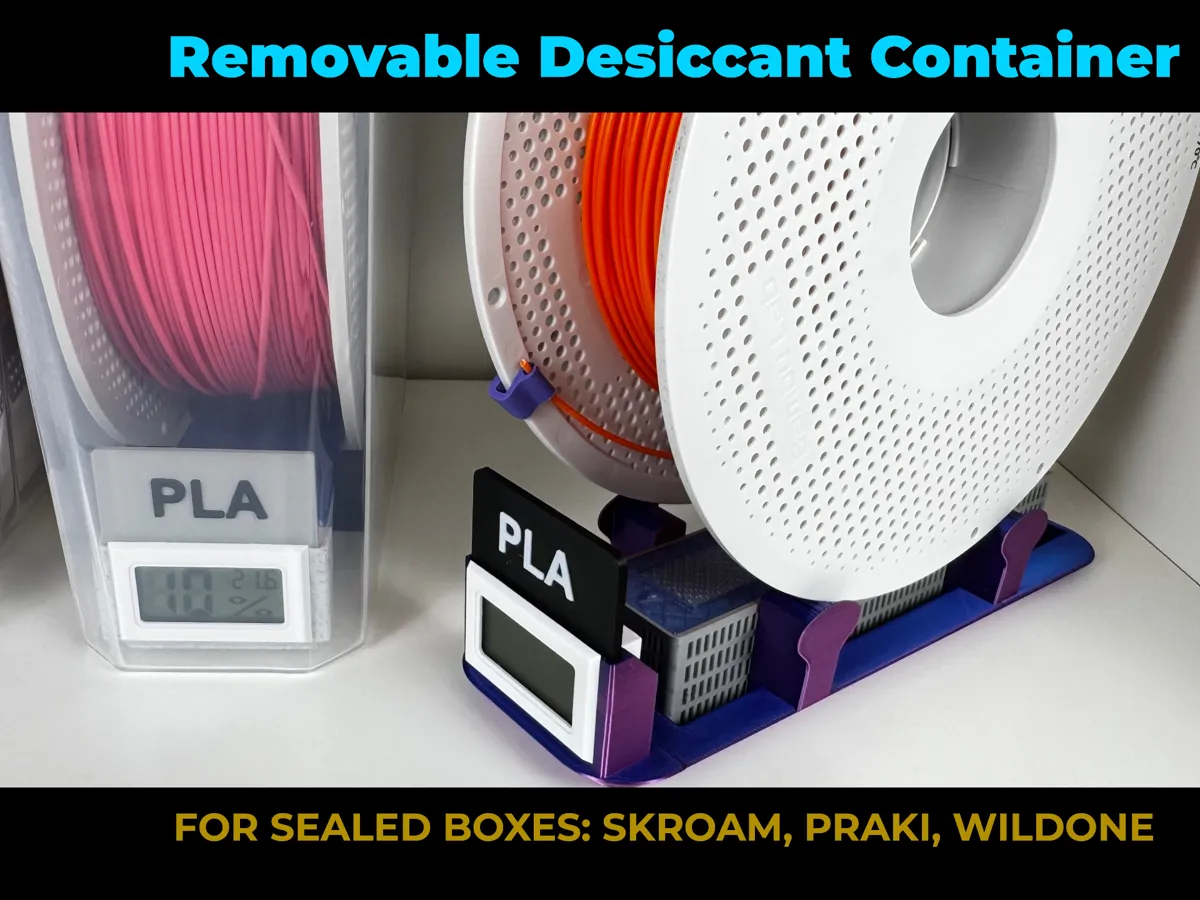 Desiccant Container – Hygrometer - Cereal box - Free 3D Print Model ...