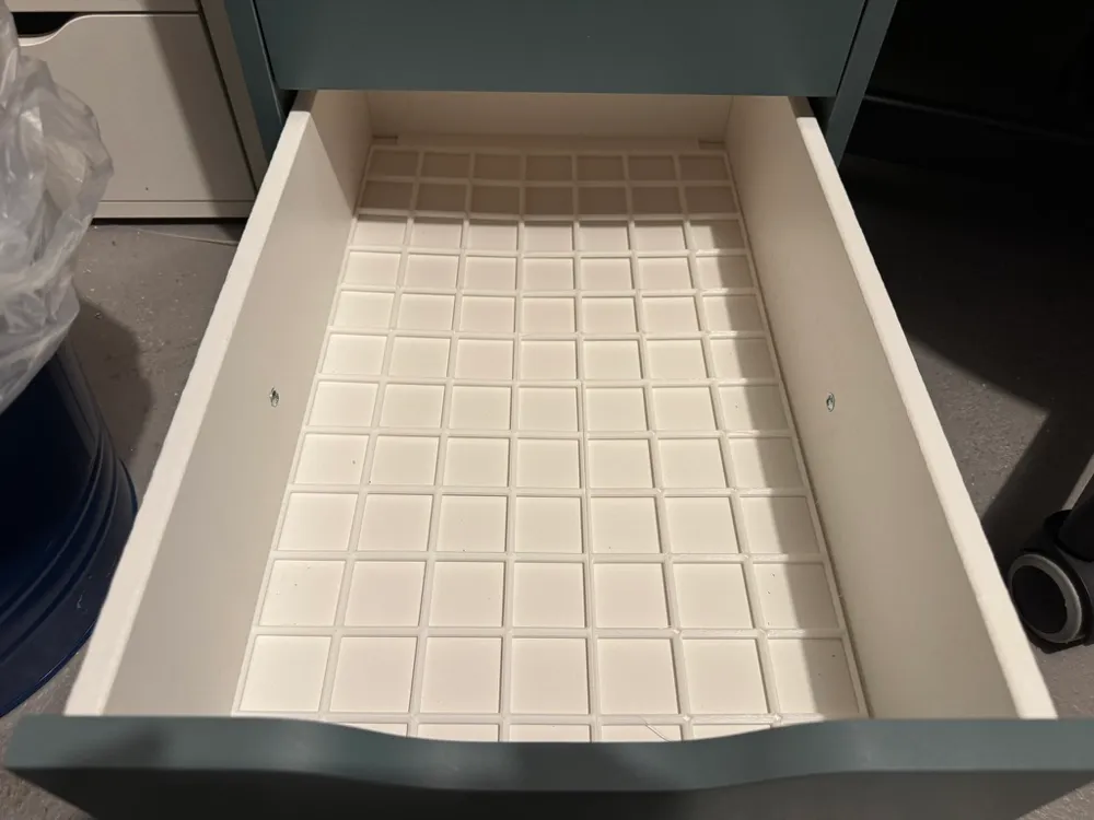 Gridfinity Light Base Stack for Ikea Alex (12x7) Remixed by Olex ...