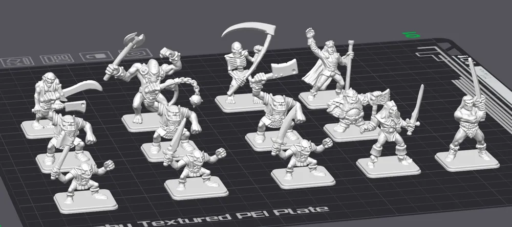 Heroquest Miniatures by NeoTrace MakerWorld: Download Free 3D Models