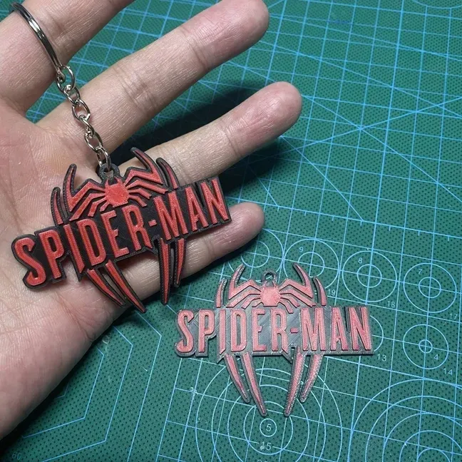 Spider-Man keychain - Free 3D Print Model - MakerWorld