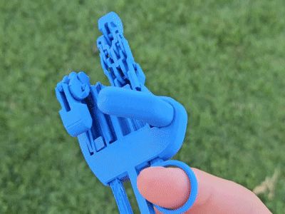 Overengineered Mechanical Fidget Hand - Free 3D Print Model - MakerWorld