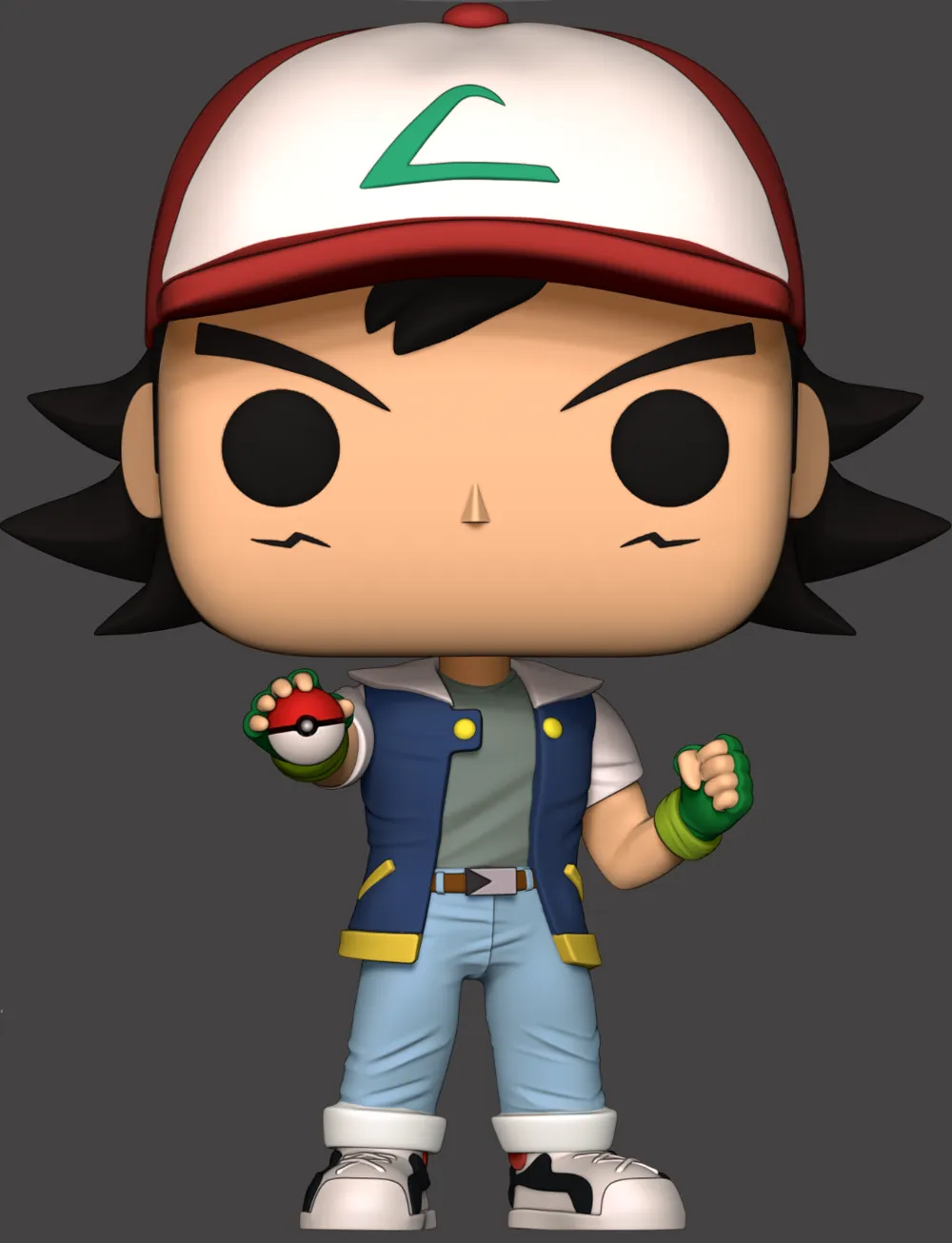 Pokémon: Ash Ketchum - Funko - Pop - ¡Figura! por DmK - MakerWorld