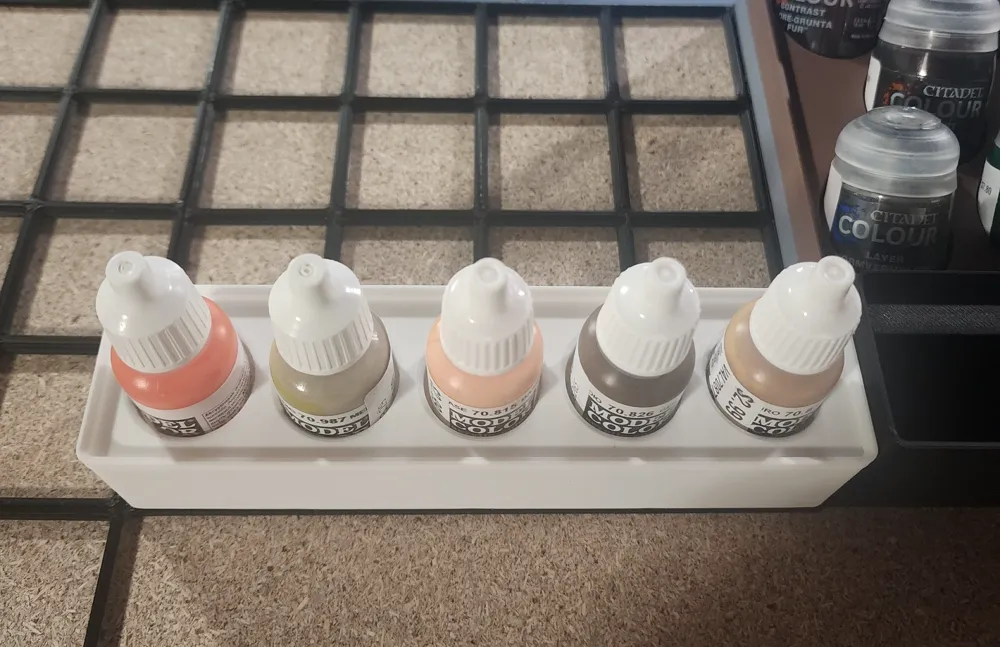 Gridfinity Paint Bottle Holder (1 inch bottles) by bradsprinterworks ...