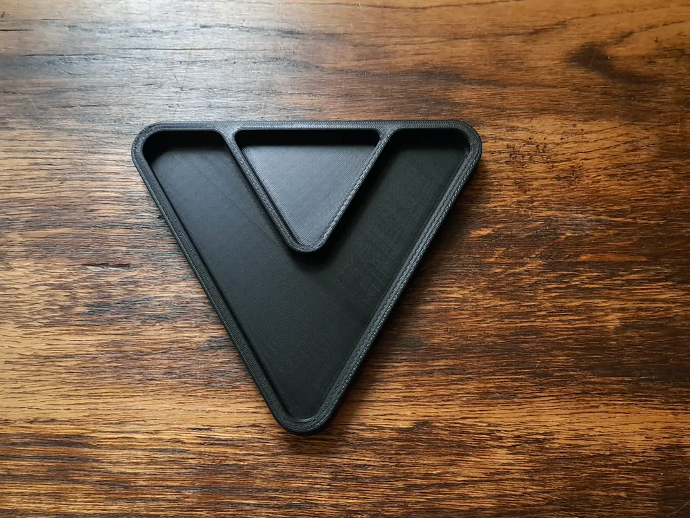 Modern Traingle EDC Tray by Fat Moai - MakerWorld