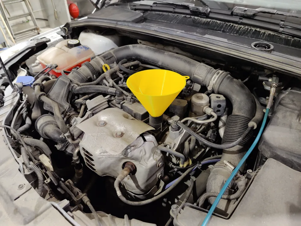 Ford Ecoboost Oil Funnel - Free 3D Print Model - MakerWorld