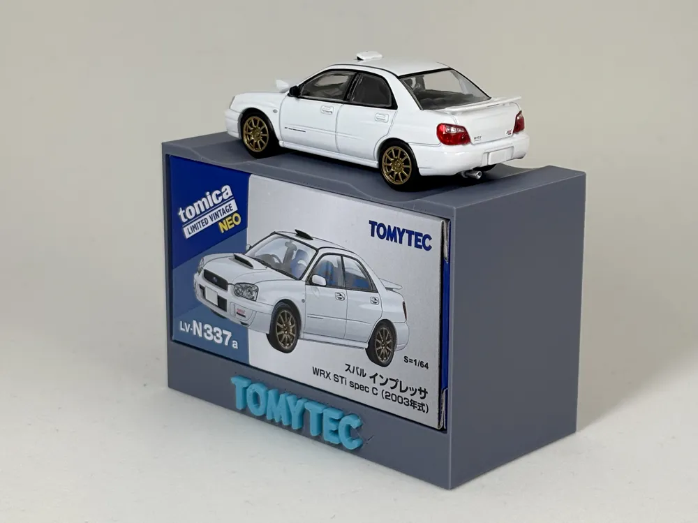 Tomica Box Display & Car Stand (TLV / TOMYTEC) by Studio9 MakerWorld ...