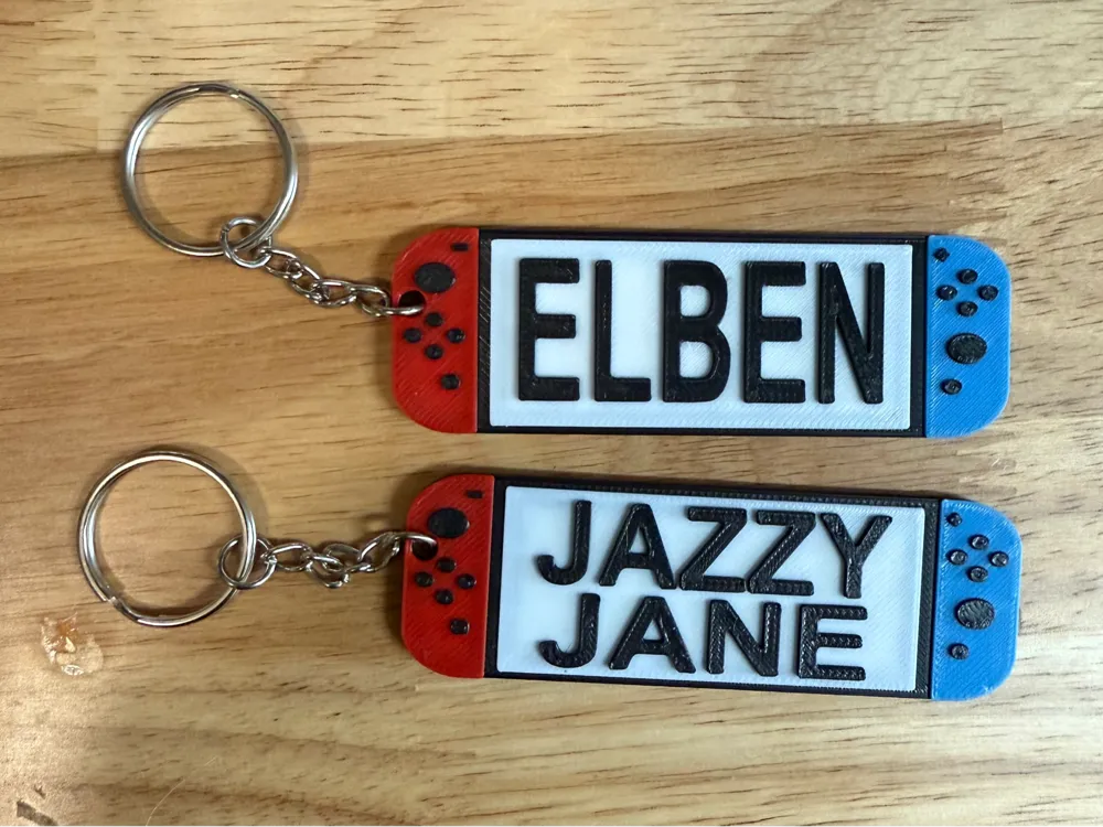 Personalized Nintendo Switch Keychain by Stellar Prints MakerWorld ...