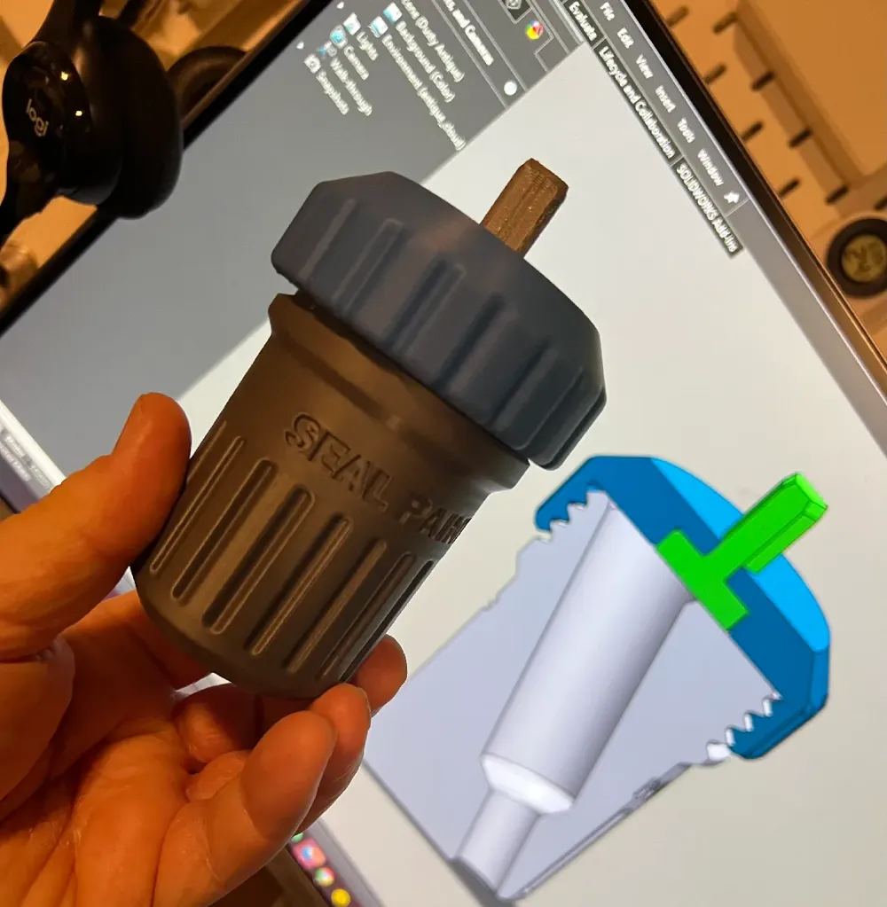 Mr. Shaky Paint Bottle Mixer by MKE Dan MakerWorld: Download Free 3D Models