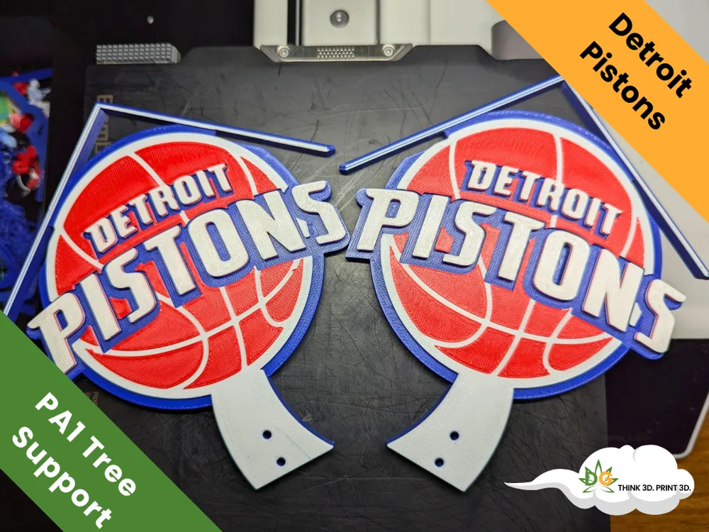 Detroit Piston Support Tree PA1 Country Birdfeeder by DankGraphics3D ...