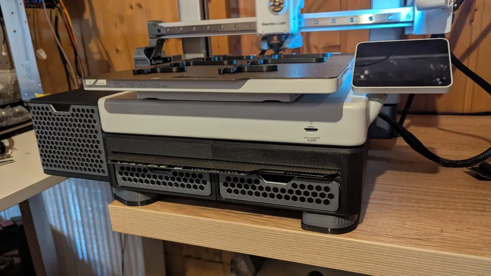 Bambu Lab A1 Riser with Two Drawers and Plate Storage by HarzFear ...