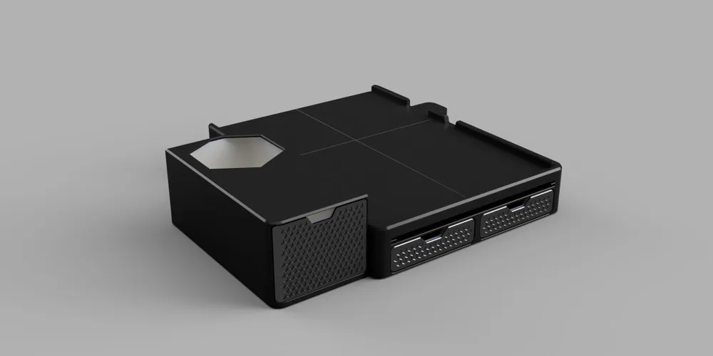 Bambu Lab A1 Riser with Two Drawers and Plate Storage by HarzFear ...