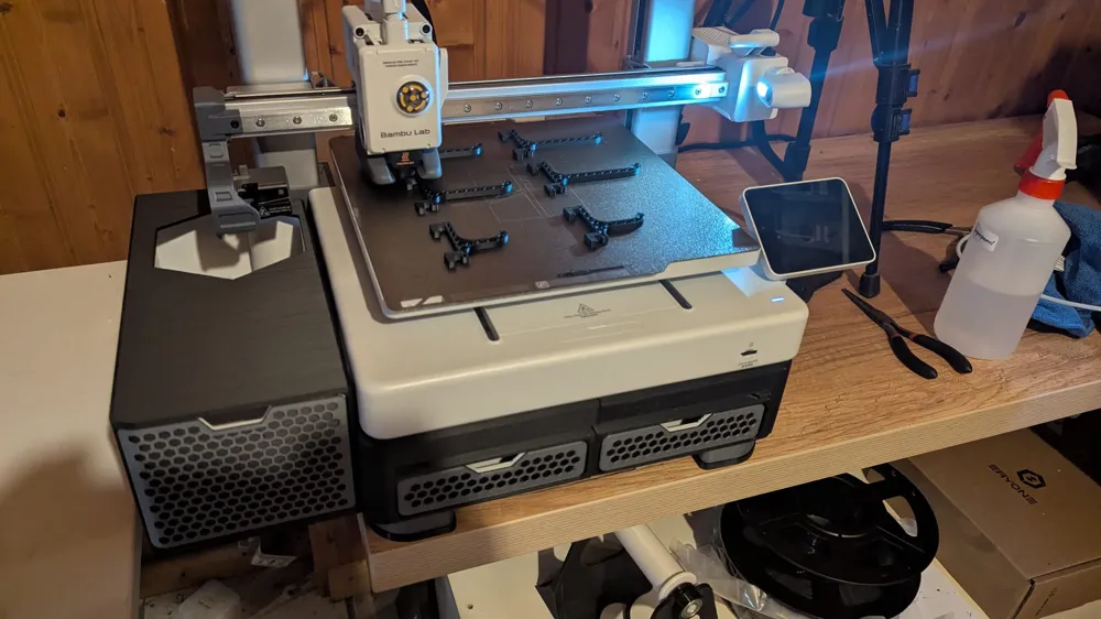 Bambu Lab A1 Riser with Two Drawers and Plate Storage by HarzFear ...