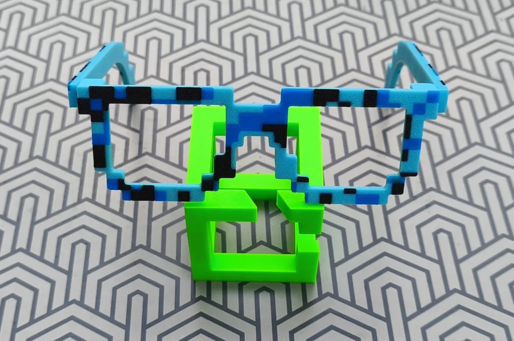 Minecraft Pixel Sunglasses by GregoriosJ MakerWorld: Download Free 3D ...