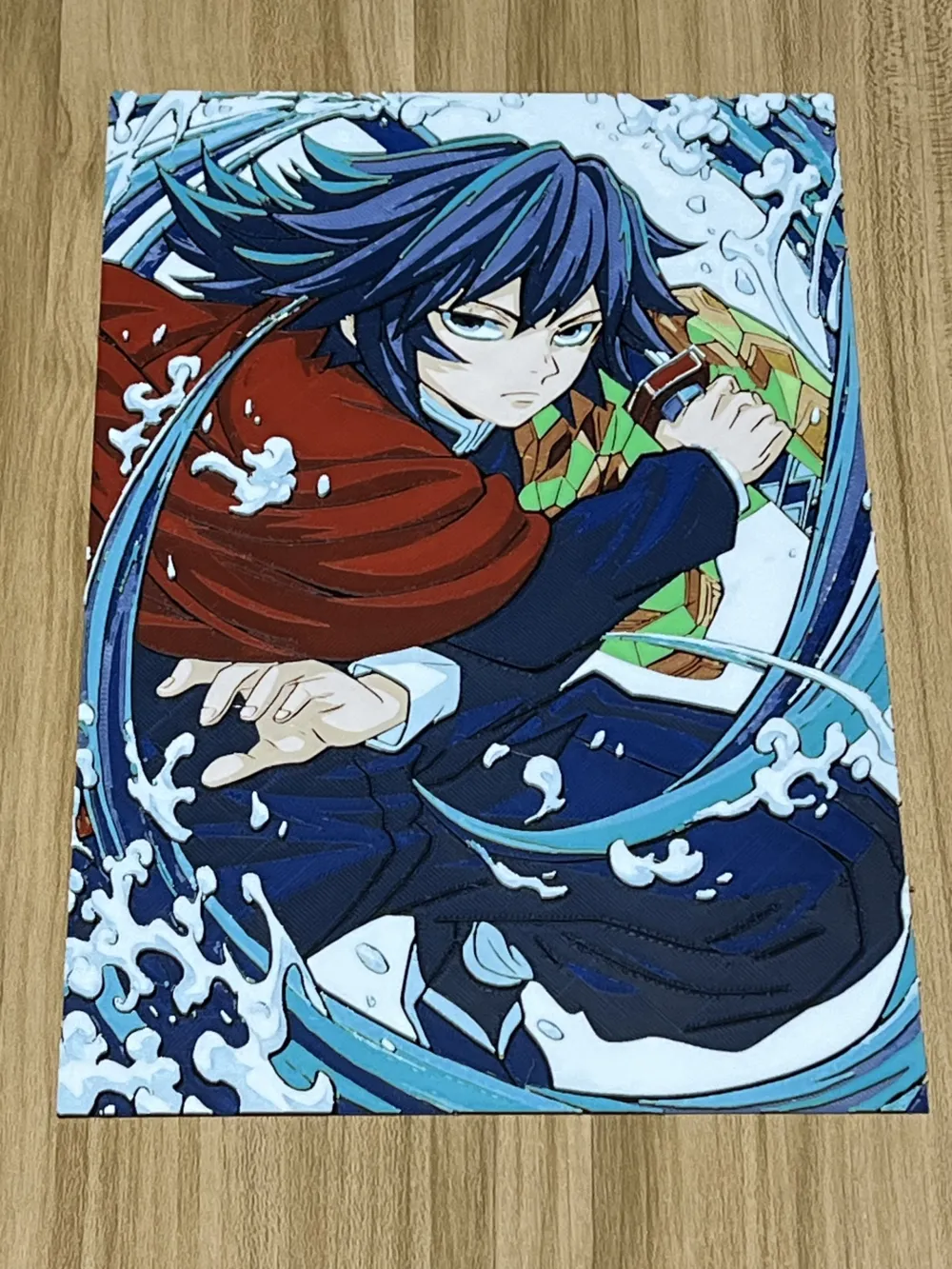 Water Hashira Giyu Tomioka Demon Slayer Hueforge by FantasyZ MakerWorld ...