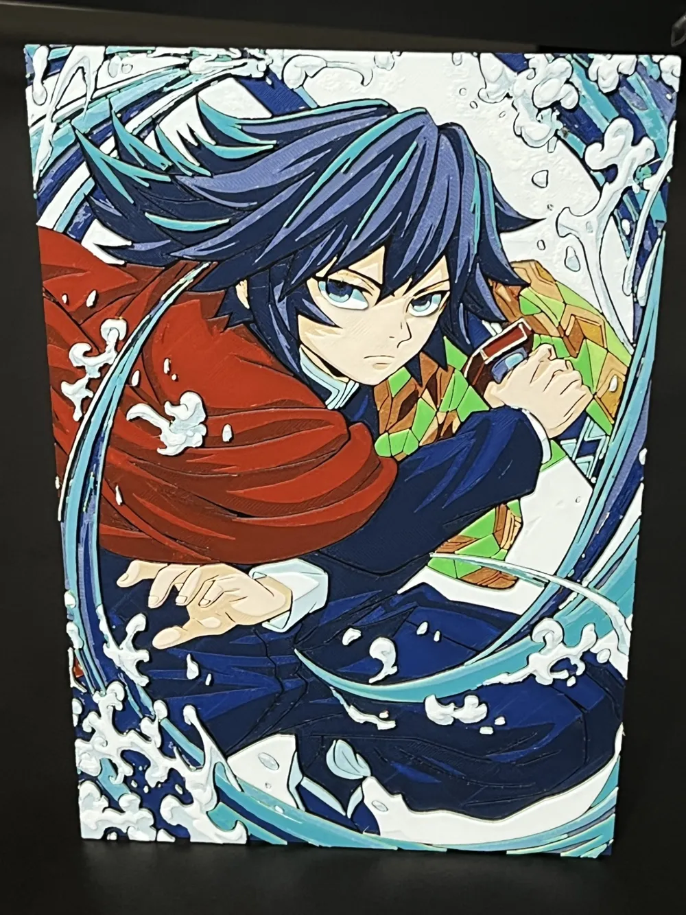Water Hashira Giyu Tomioka Demon Slayer Hueforge by FantasyZ MakerWorld ...