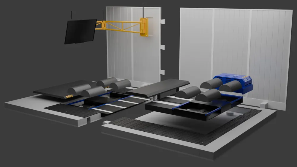 Miniature Dyno Test Center Diorama, 1:18 Scale - Free 3D Print Model ...