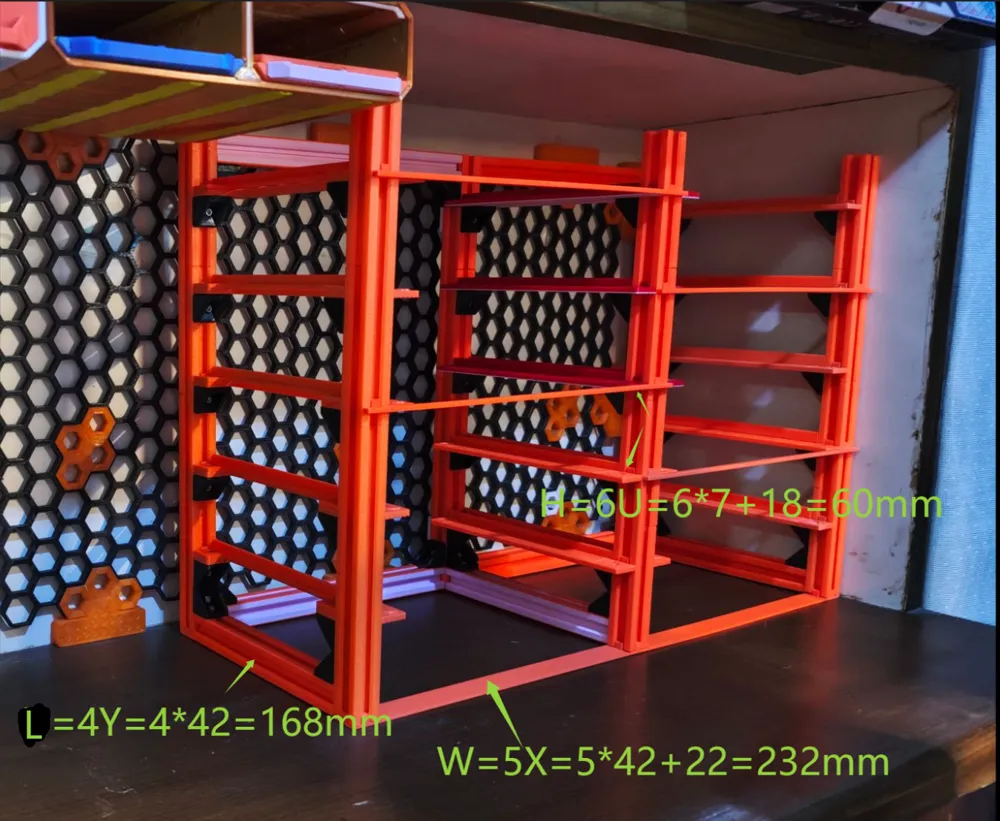 Gridfinity Box Storage Frame System by Baze MakerWorld: Download Free ...