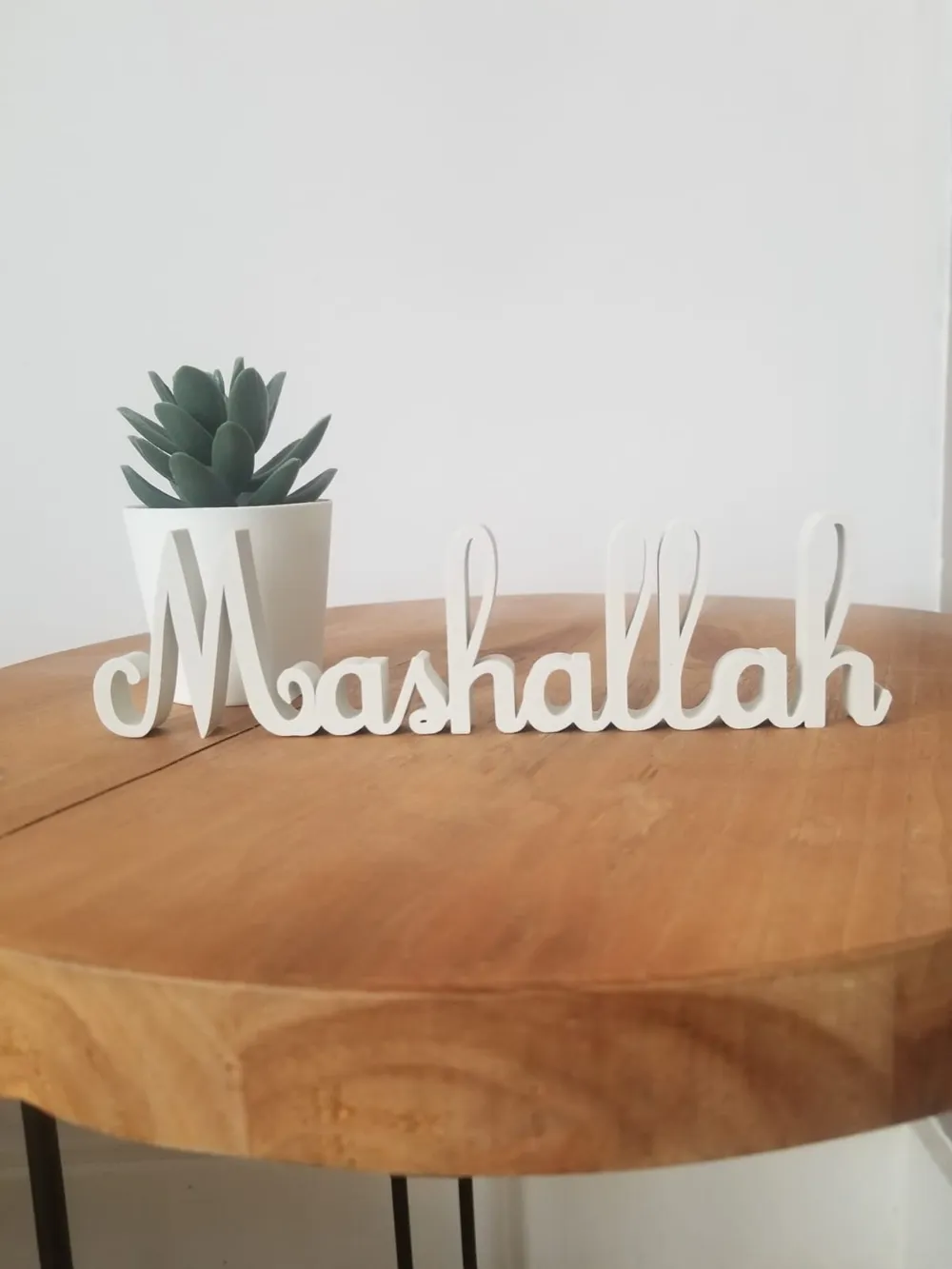 Mashallah islamic decoration - Free 3D Print Model - MakerWorld